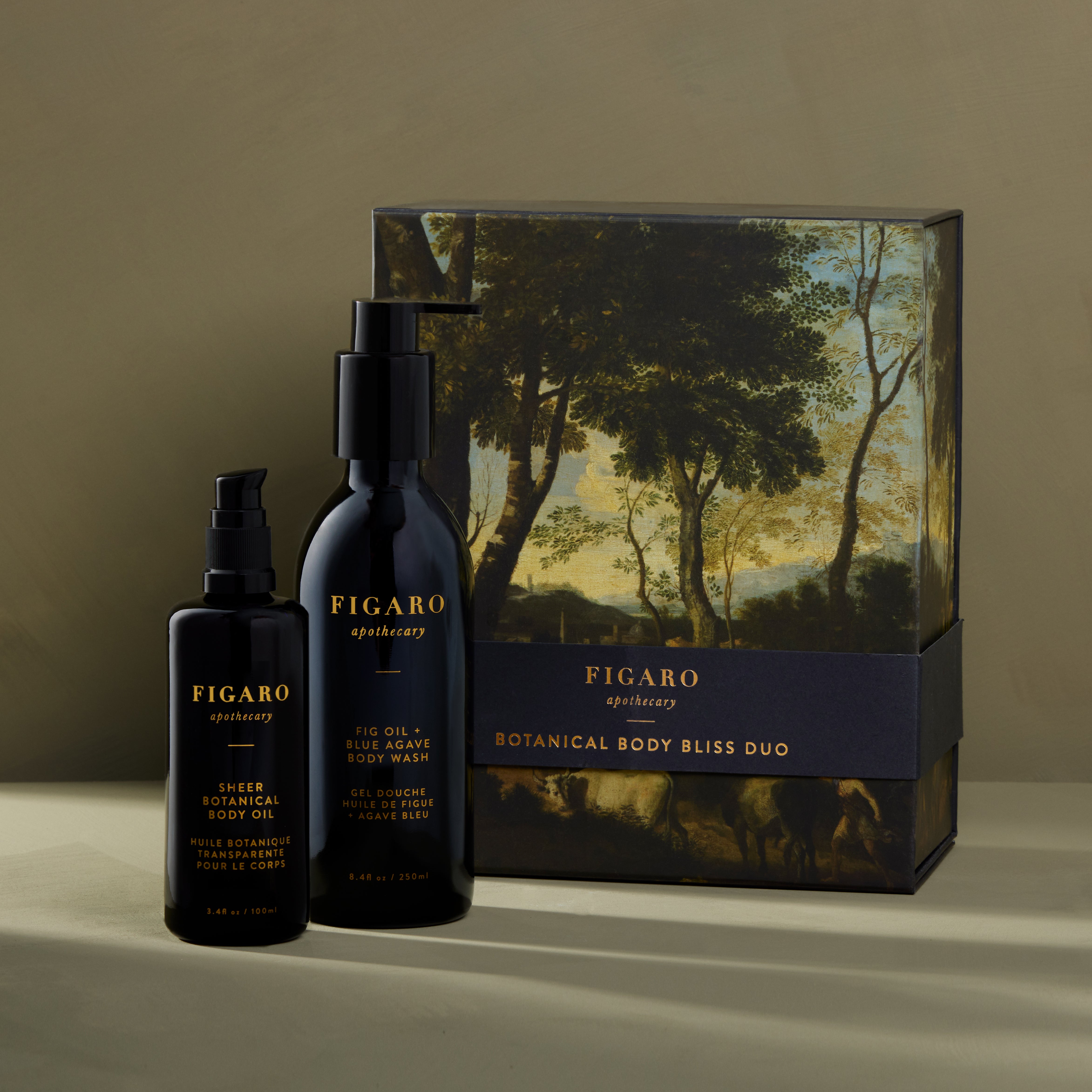 Blue Agave Body Wash + Sheer Botanical Body Oil Gift Set | Figaro ...