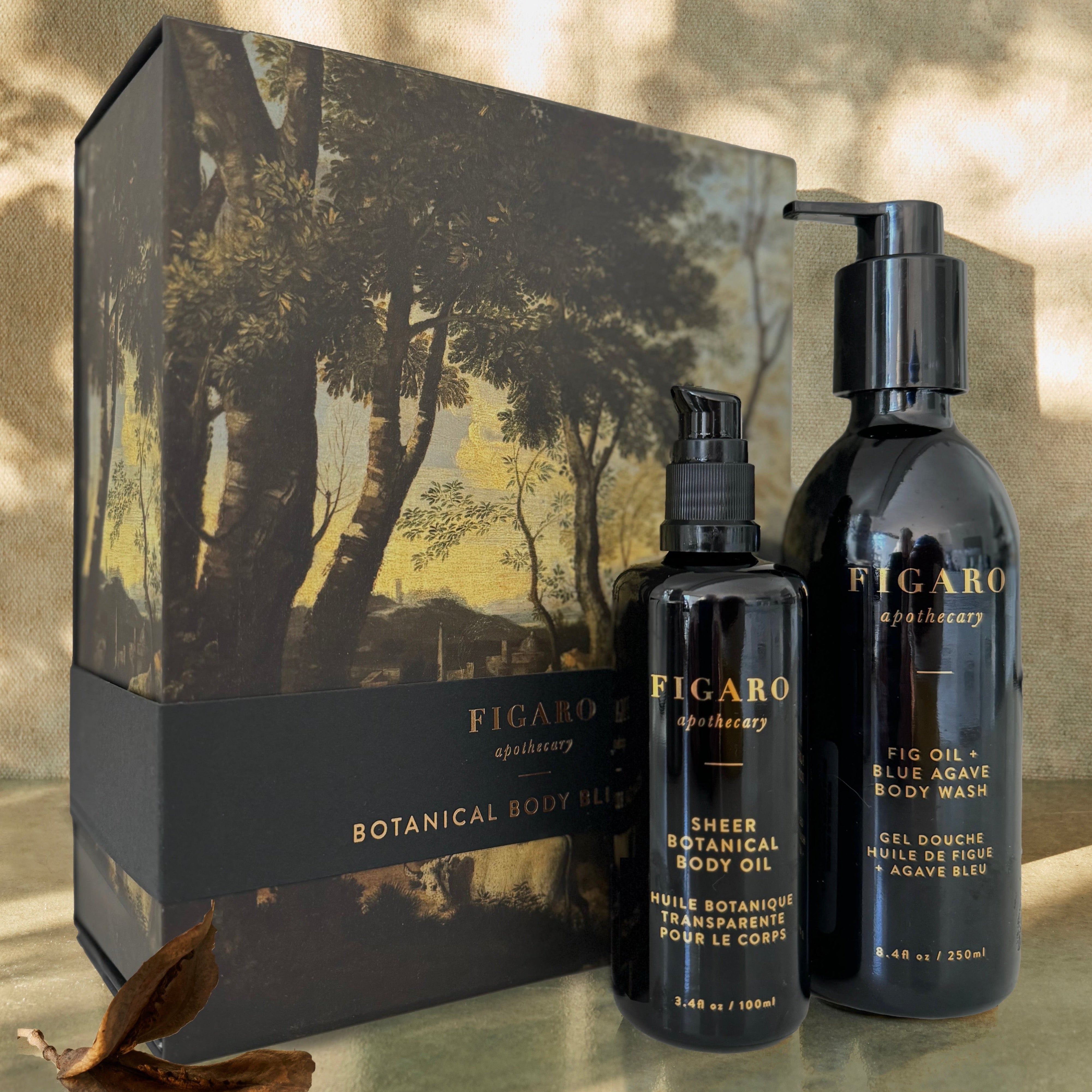 Blue Agave Body Wash + Sheer Botanical Body Oil Gift Set | Figaro ...